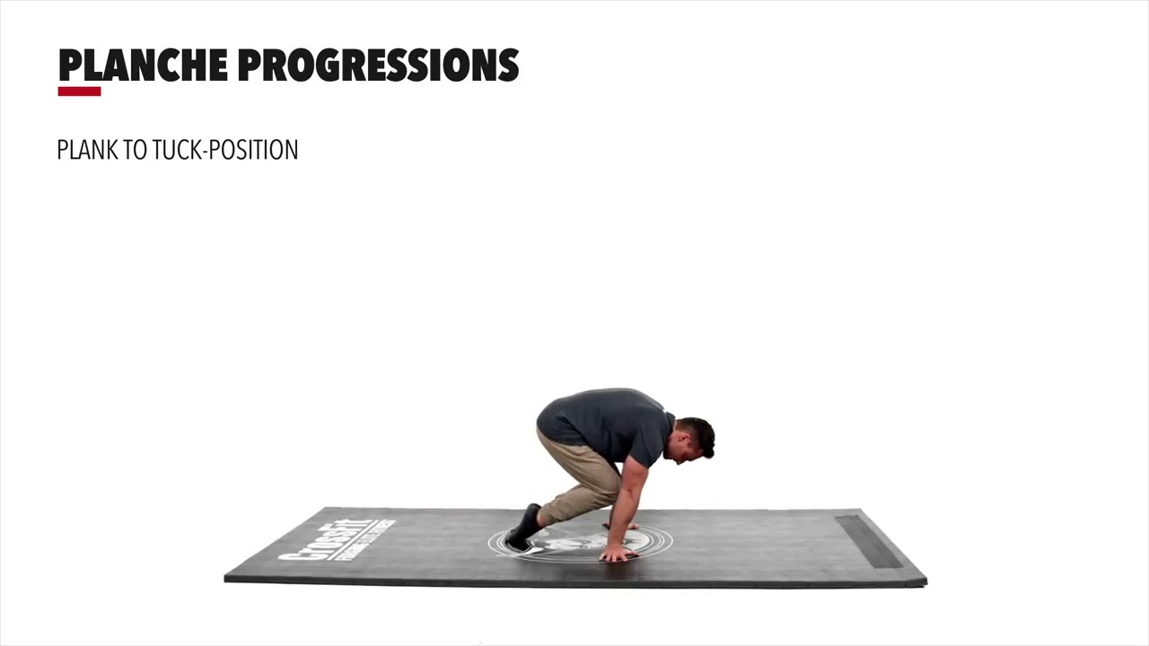 Plank to tuck position - YouTube