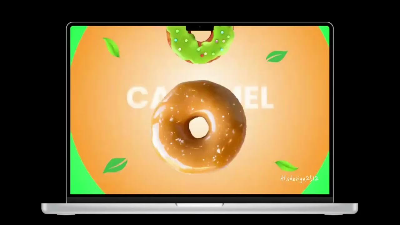 how to create animate donut 🍩 #donuts #video - YouTube