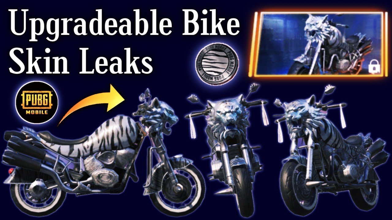 Upgradeable Bike Skin PubG Mobile || Upgradeable Bike Skin Leaks ...