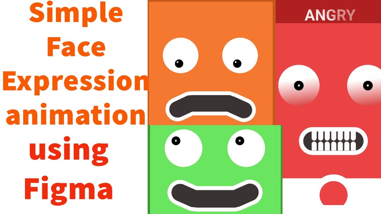 Face Expression Animation using Figma || Prototyping || Figma Designing ...