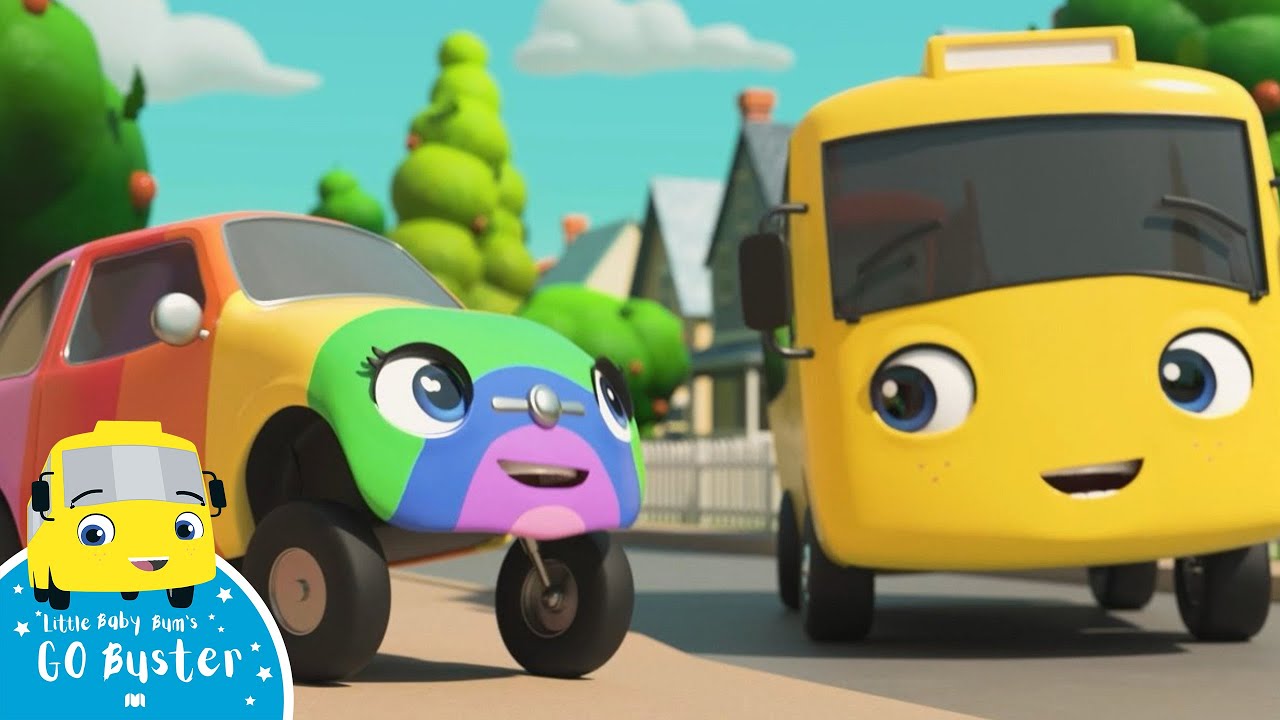 WOW! Buster Brings Color To The World! | Go Buster! | Bus Cartoons for ...