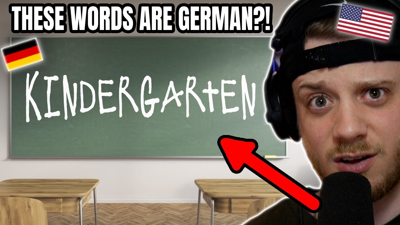 20 German words AMERICANS USE all the time! (American Reacts) - YouTube