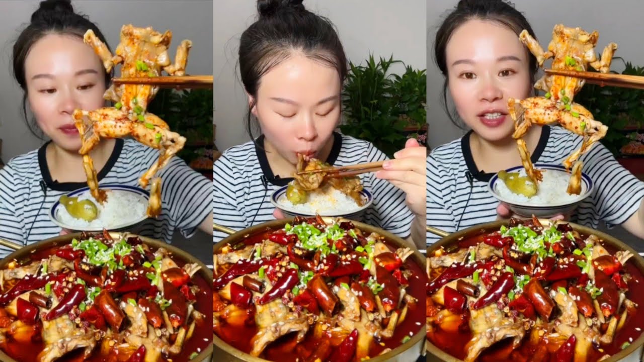 Chinese Frogs Soups Delicious, Spicy Hot Pot Malatang Mukbang, Eating ...