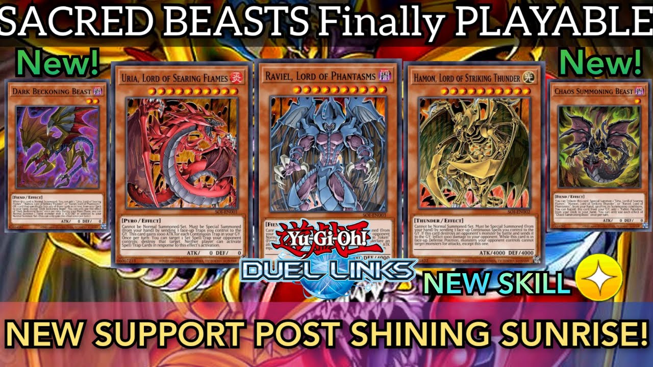 NEW SACRED BEASTS SKILL & SUPPORT! Uria, Raviel and Hamon climb to ...