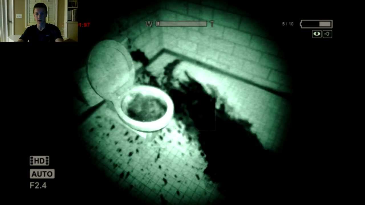 Let's Play Outlast w/ Face cam: #1 - Stage 4 Diarrhea! - YouTube