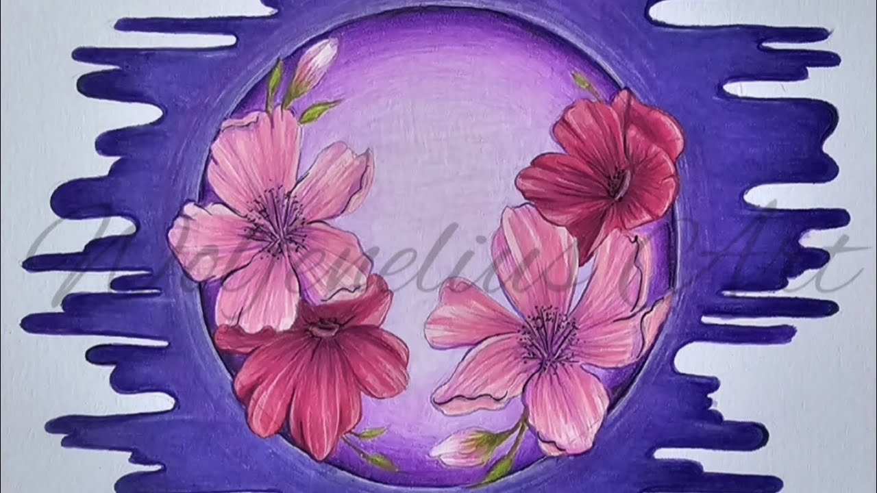 Flower Planet Drawing - YouTube