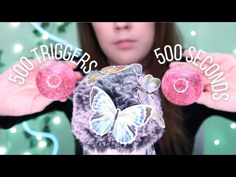 Asmr | 500 triggers in 500 Seconds 💤 Mind numbing triggers for Sleep 😴 - YouTube