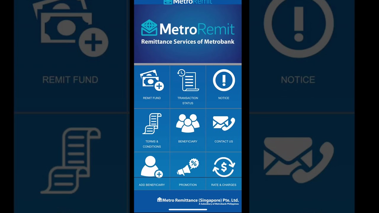 HOW TO REMIT MONEY THROUGH THE METROREMIT APP- Online Remittance - YouTube