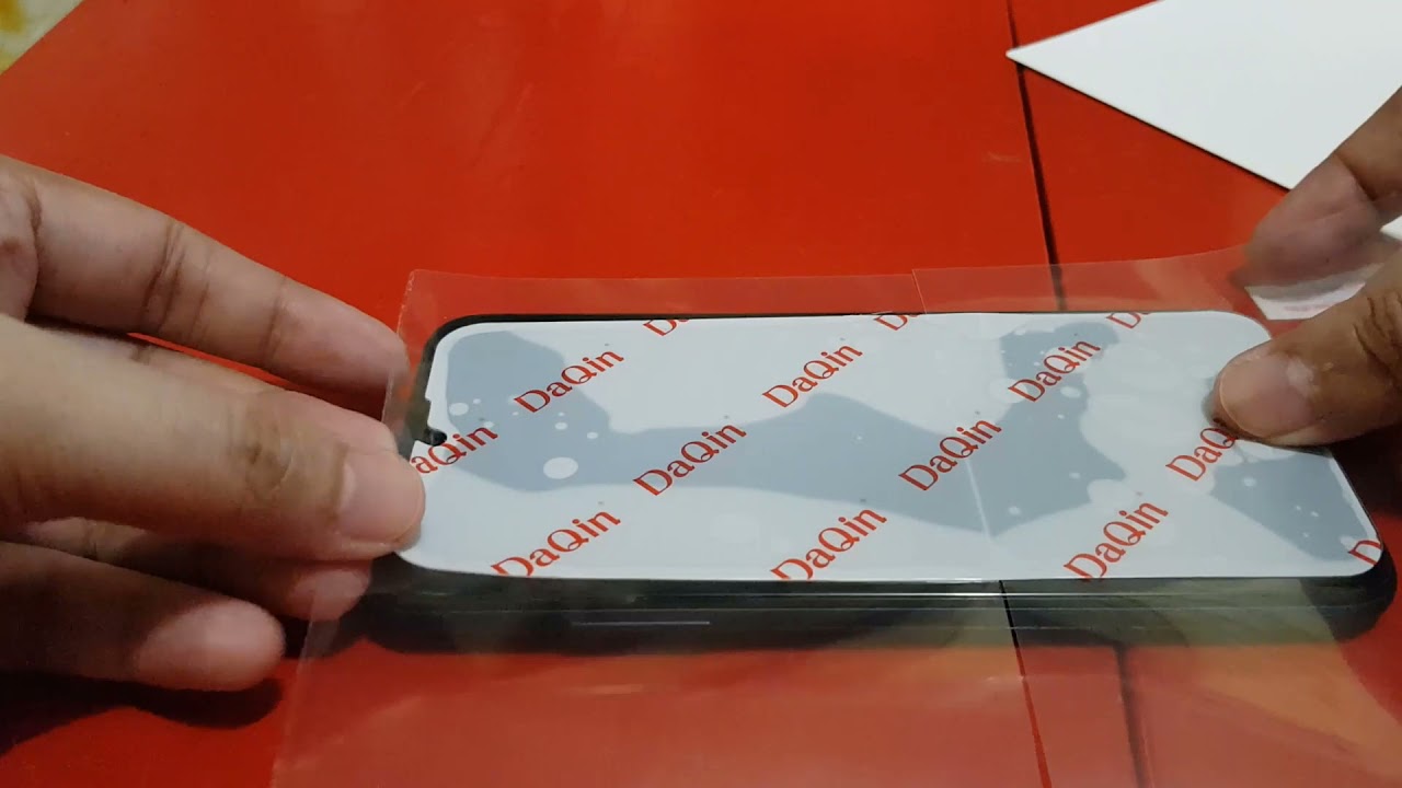 Hydrogel Soft Film Screen Protector Installation guide - YouTube