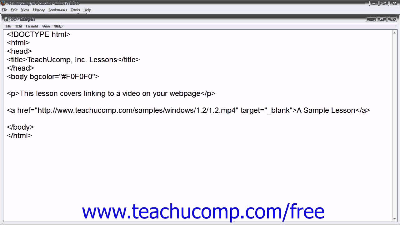 Html5 And Css3 Tutorial Linking To Video And Audio Files Training Lesson 122 Youtube