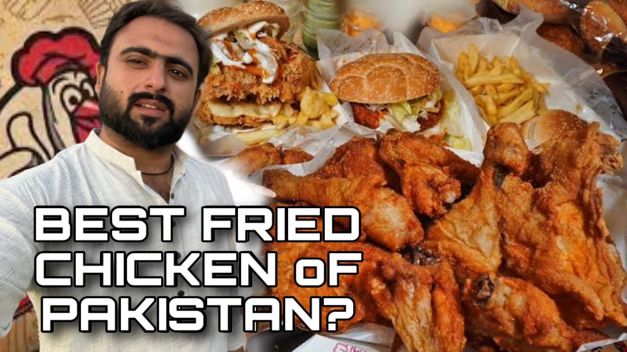 KARACHI | BROASTER CHICKEN WITH ZINGER BURGER | Thunder Burger | Fast ...