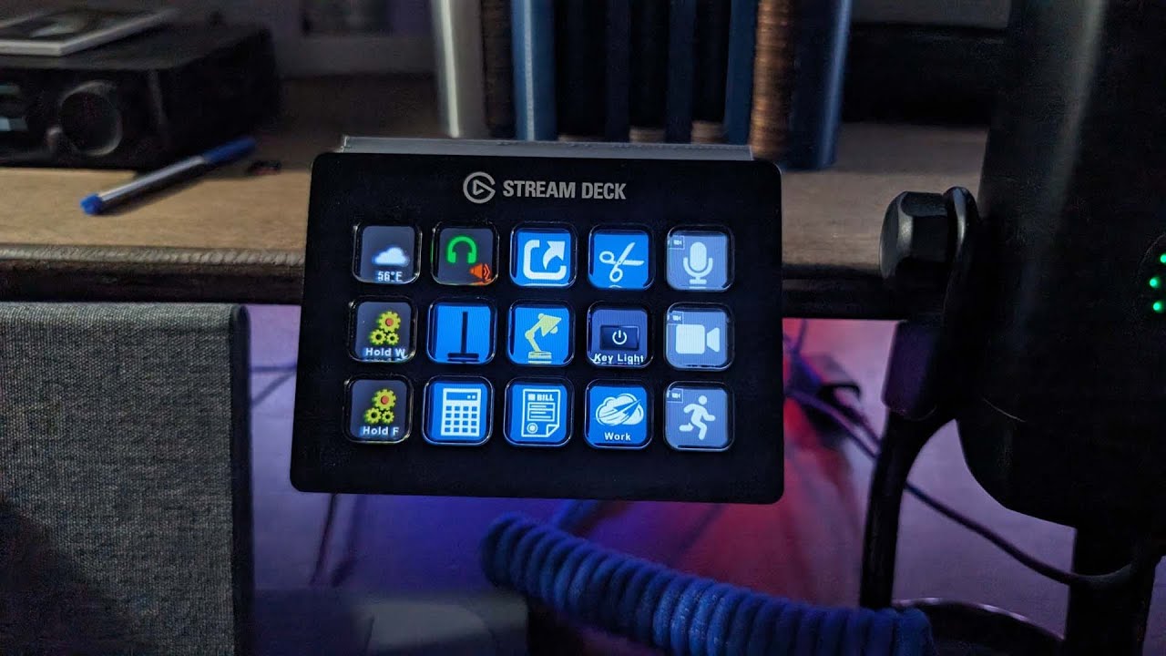 Timelapse Elgato Stream Deck desk mount - YouTube