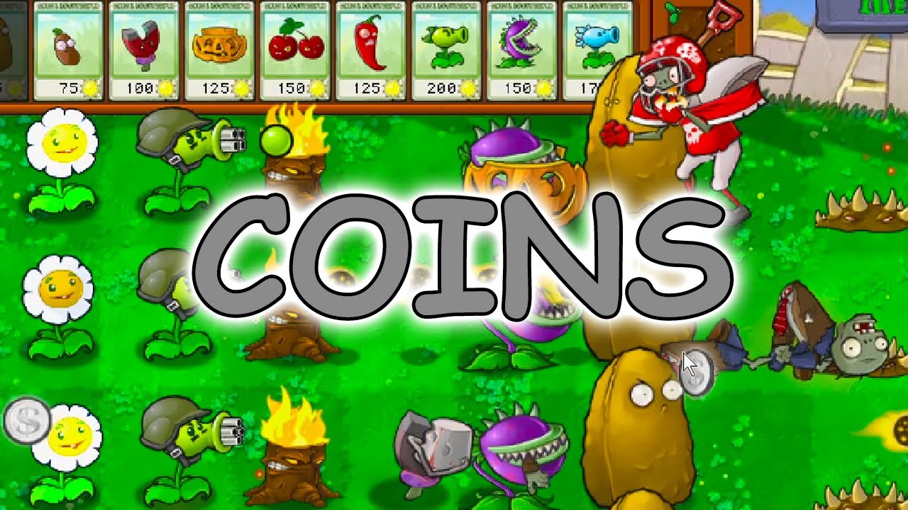 My Zen Garden and Tricks I tried for coin farming in PvZ - YouTube