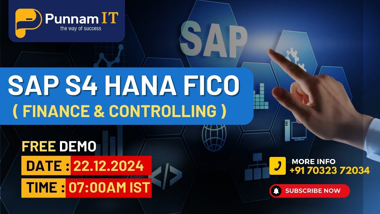 SAP S4 HANA FICO DEMO - YouTube
