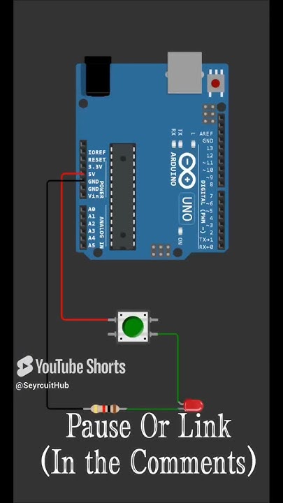 Me: Builds Simple Circuit // Button: I'm God Now #arduino #circuit #tinycircuits #electronics ...