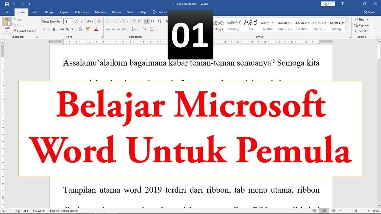 tutorial microsoft word - YouTube