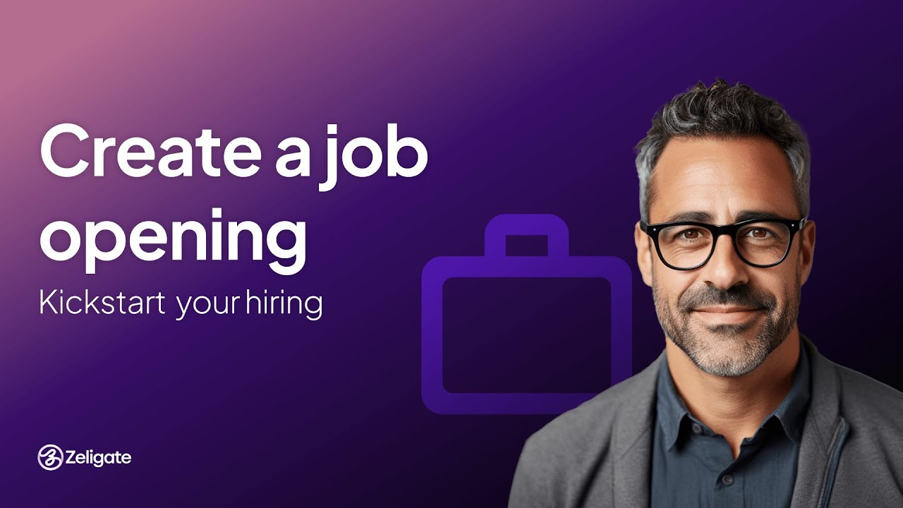 Video demo 2: How to create a job opening in Zeligate - YouTube