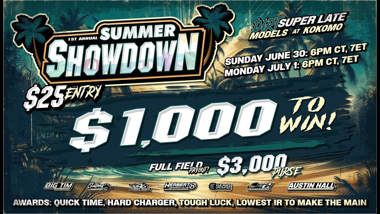 PRELIM 2 & MAIN EVENT! SUMMER SHOWDOWN PRESENTED BY SULLENS TRANSPORT ...
