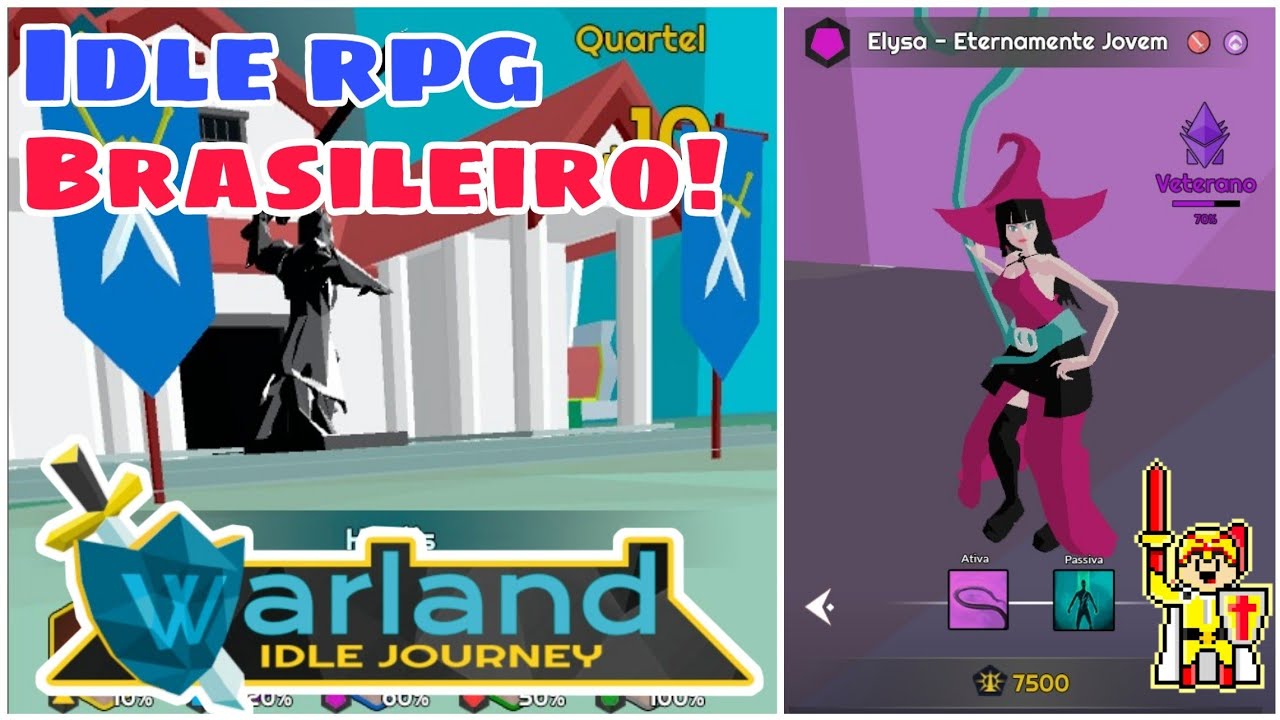 Novo Idle com Mecânicas Inovadoras De Farm Afk! Warland! Em Breve - YouTube