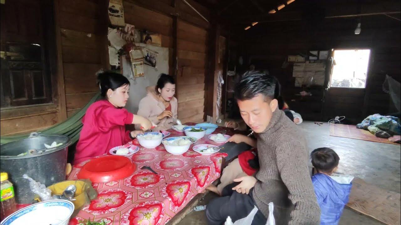 kuv tug txiv tsev ua ib pluas ntshia rau noob iag noob awm peb noj tsam nkawv yuav mus lawm ...