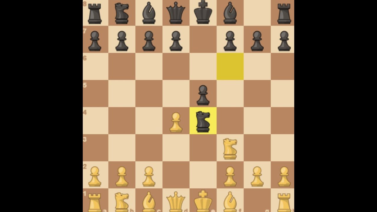 Petrov's Defense Steinitz Attack, Symmetrical Variation - YouTube