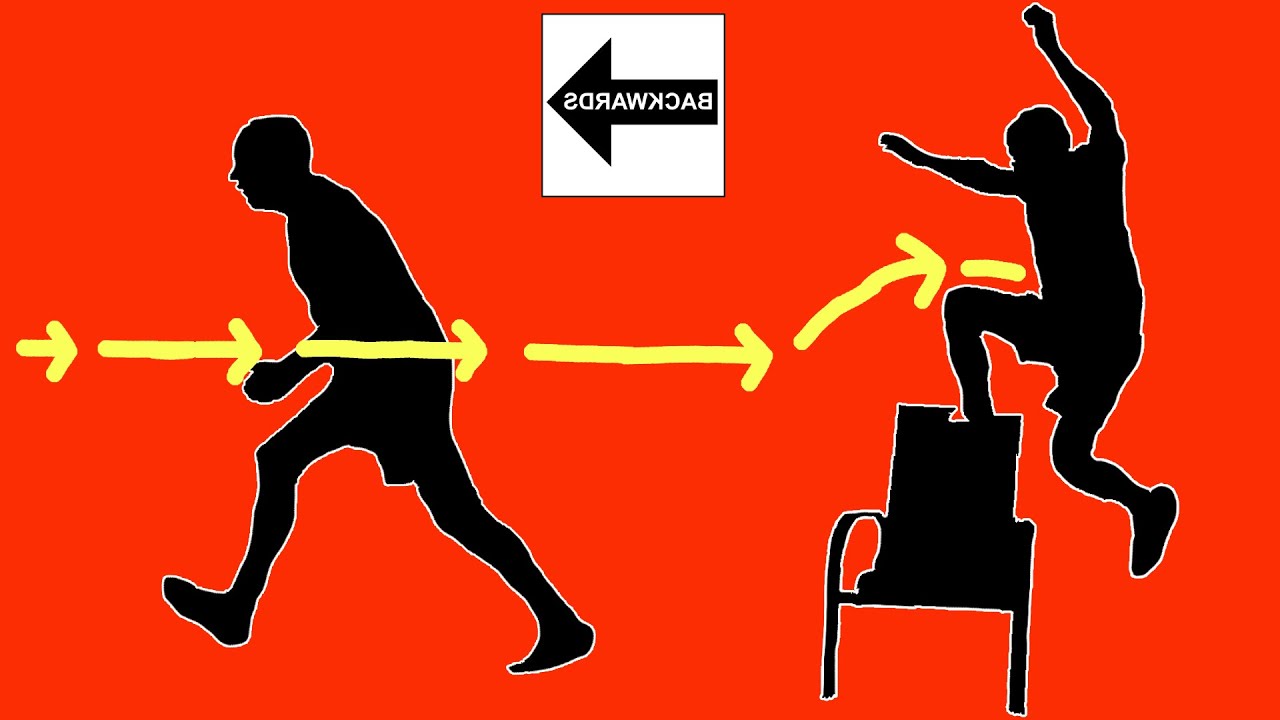 Reverse video. Jump and run BACKWARDS video. - YouTube