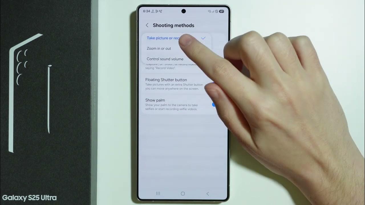 Samsung Galaxy S25 Ultra: How to Change Volume Button Functions in Camera - YouTube