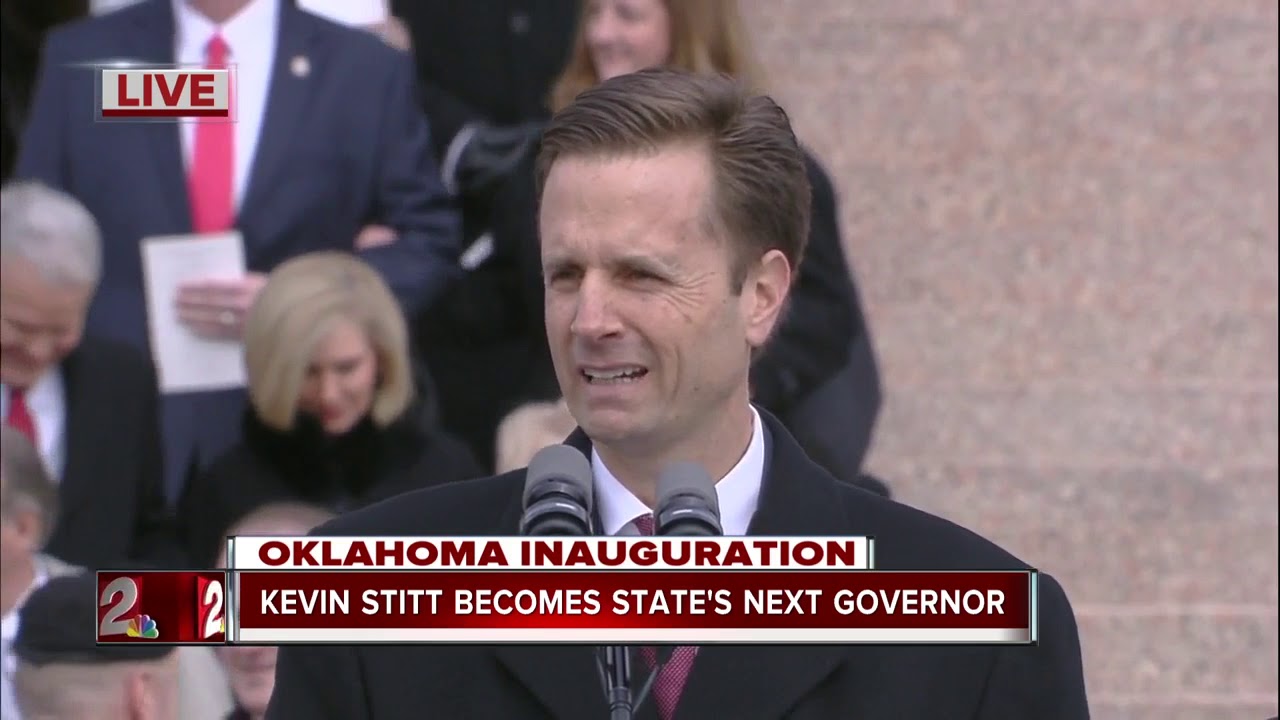 2019 inauguration - Governor J. Kevin Stitt - YouTube