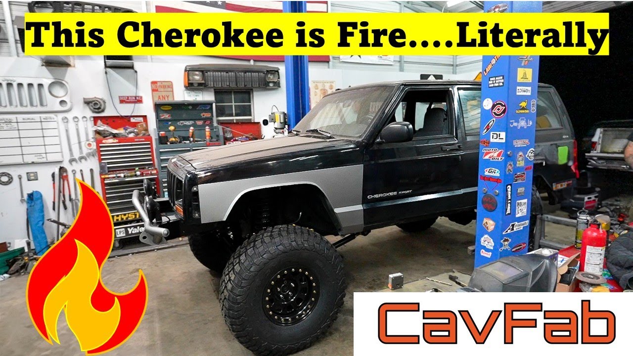 Final Push on the ShopKeep Cherokee (CavFab Leaf Hangers, Rust Repair, Welding up Barnes4wd ...