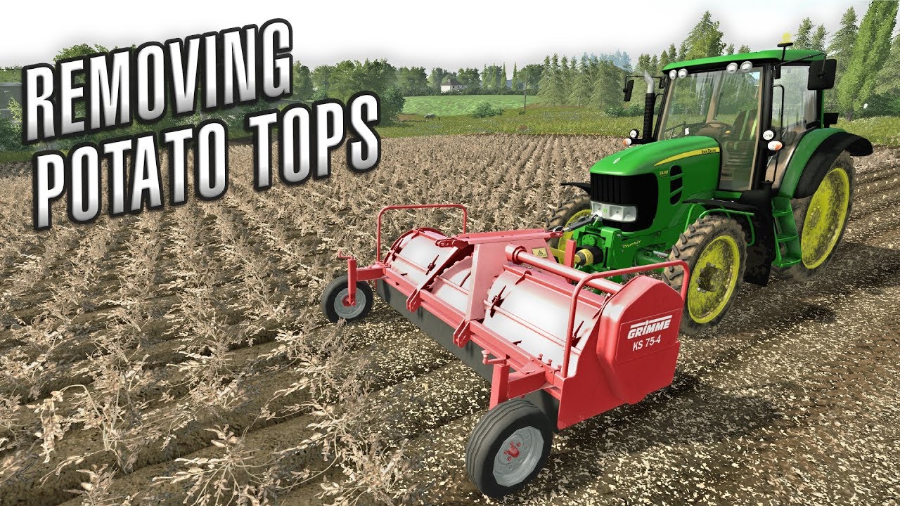 Farming Simulator 2017 | TOPPING POTATOES | Ballymoon Castle | Episode ...