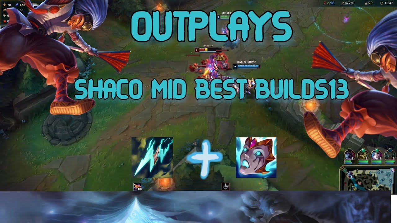 shaco mid outplays the BEST build - YouTube