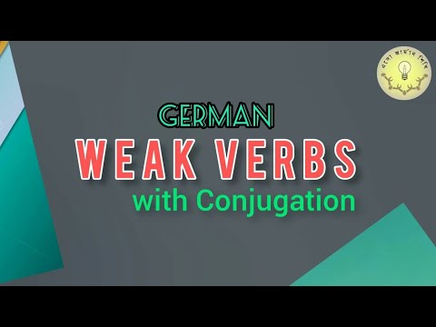 German Weak Verbs with Conjugation | German in Bengali | Level A1 | Eso ...