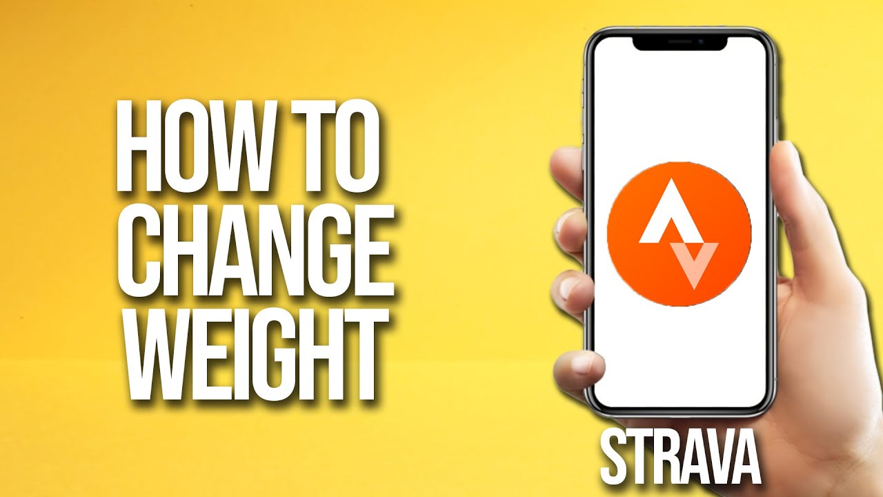How To Change Weight Strava Tutorial - YouTube