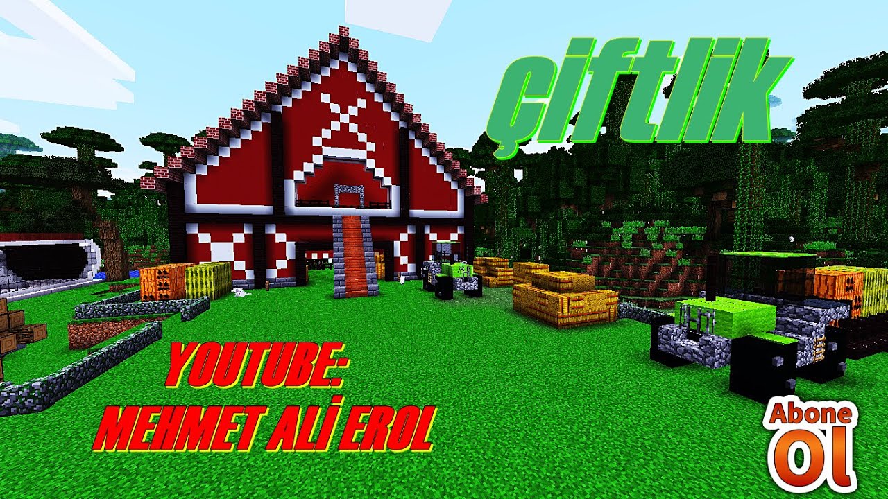 MİNECRAFT DEV ÇİFTLİK AMBARI YAPIMI - YouTube