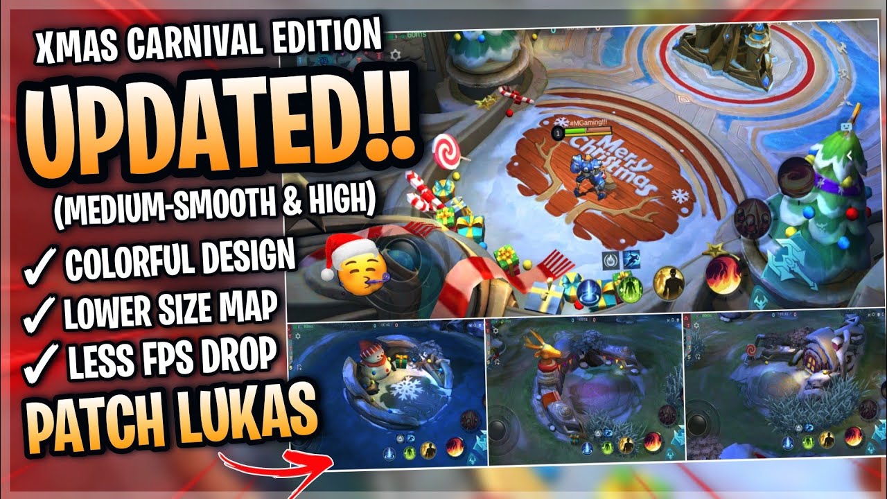 New! Imperial & Sanctum Xmas Carnival SMOOTH MAP In Mobile Legend ...