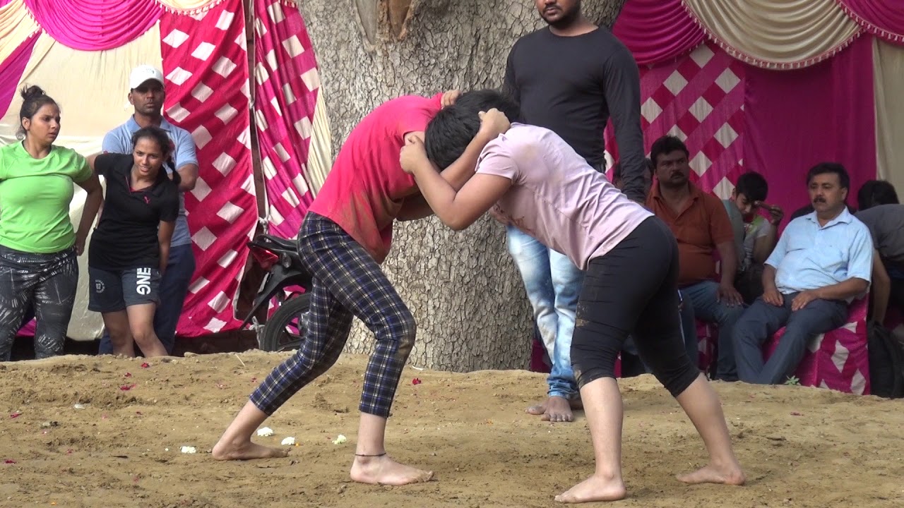 Junior Girl Kushti matches at: Pataka Chai Dangal: Old Matches. - YouTube