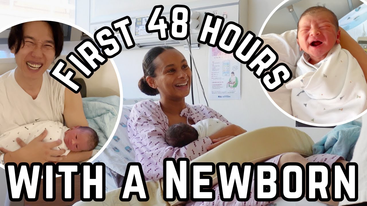 The First 48 Hours With A Newborn Baby 💙 - YouTube