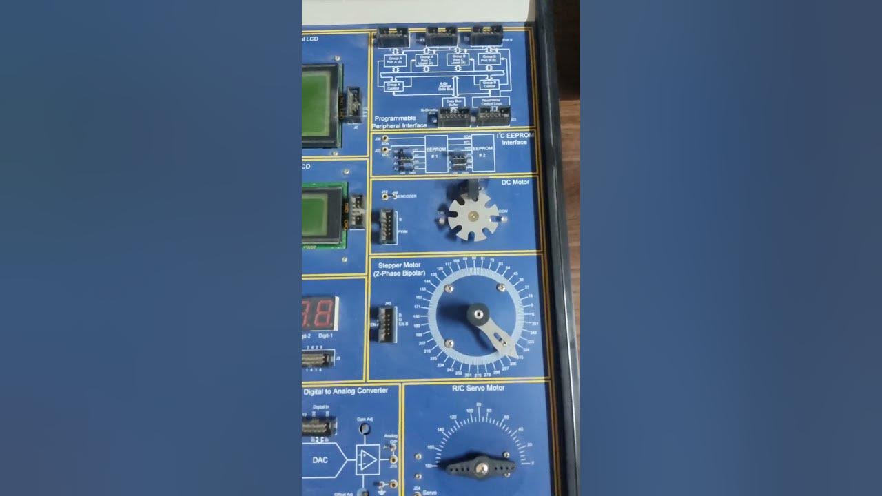 8051 Microcontroller Training Kit - YouTube