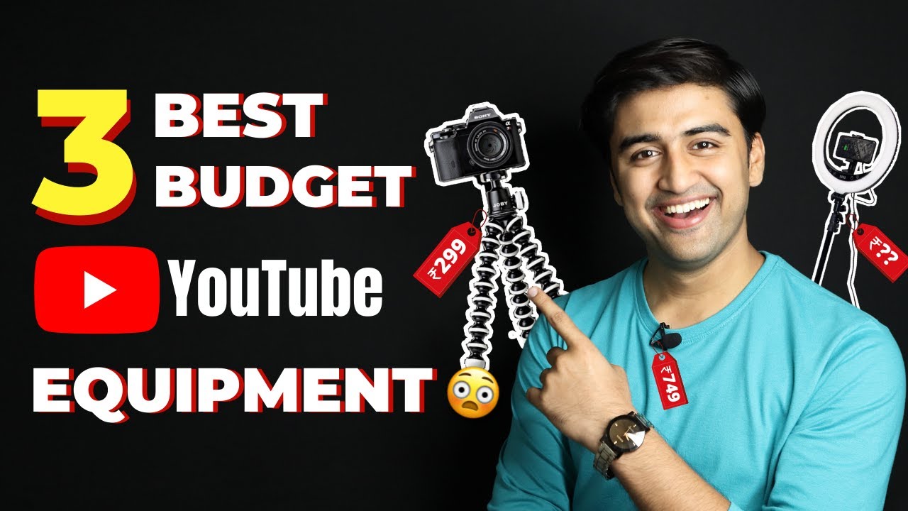 3 Best Budget Gears हर YOUTUBER के पास होने ही चाहिए😱🔥- Cheap & Best ...