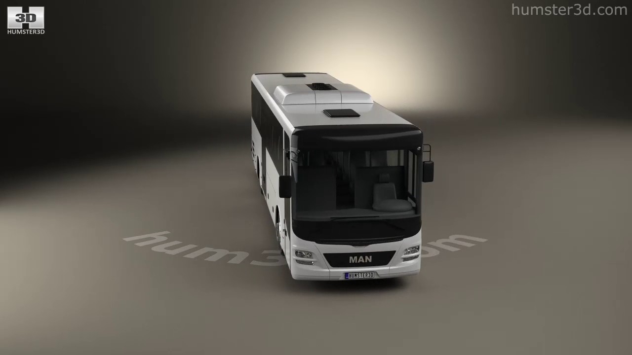 MAN Lion's Intecrity Bus 2015 3D model by Hum3D.com - YouTube