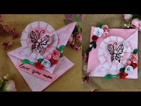 Beautiful Mother's day card Idea 2024 | Handmade card idea for MOM ...