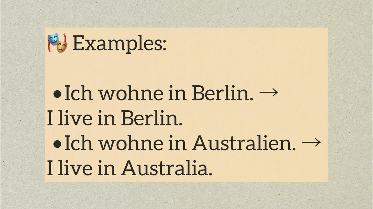 Sich vorstellen auf Deutsch | Basic A1 German - How to Introduce ...
