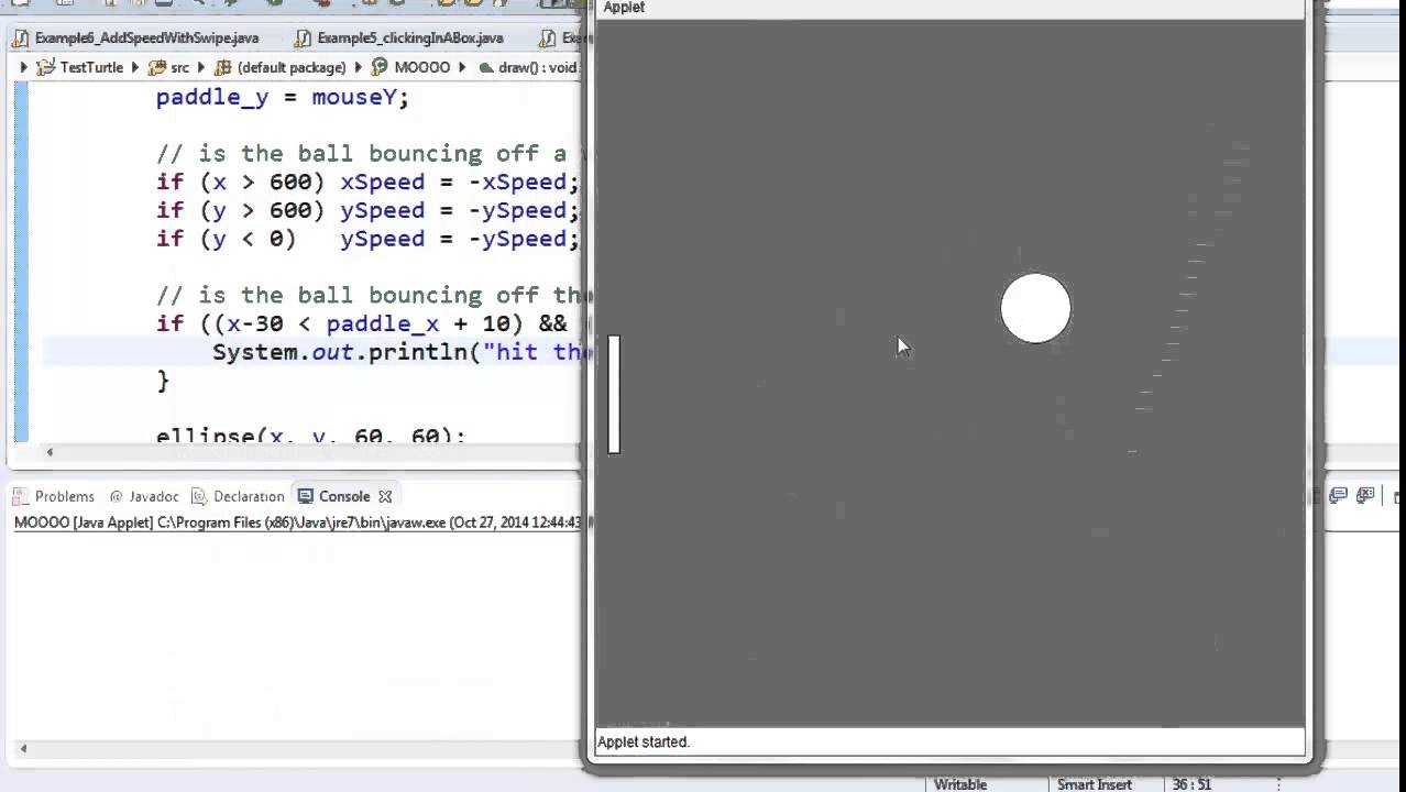 Intro Java Pong Tutorial - YouTube