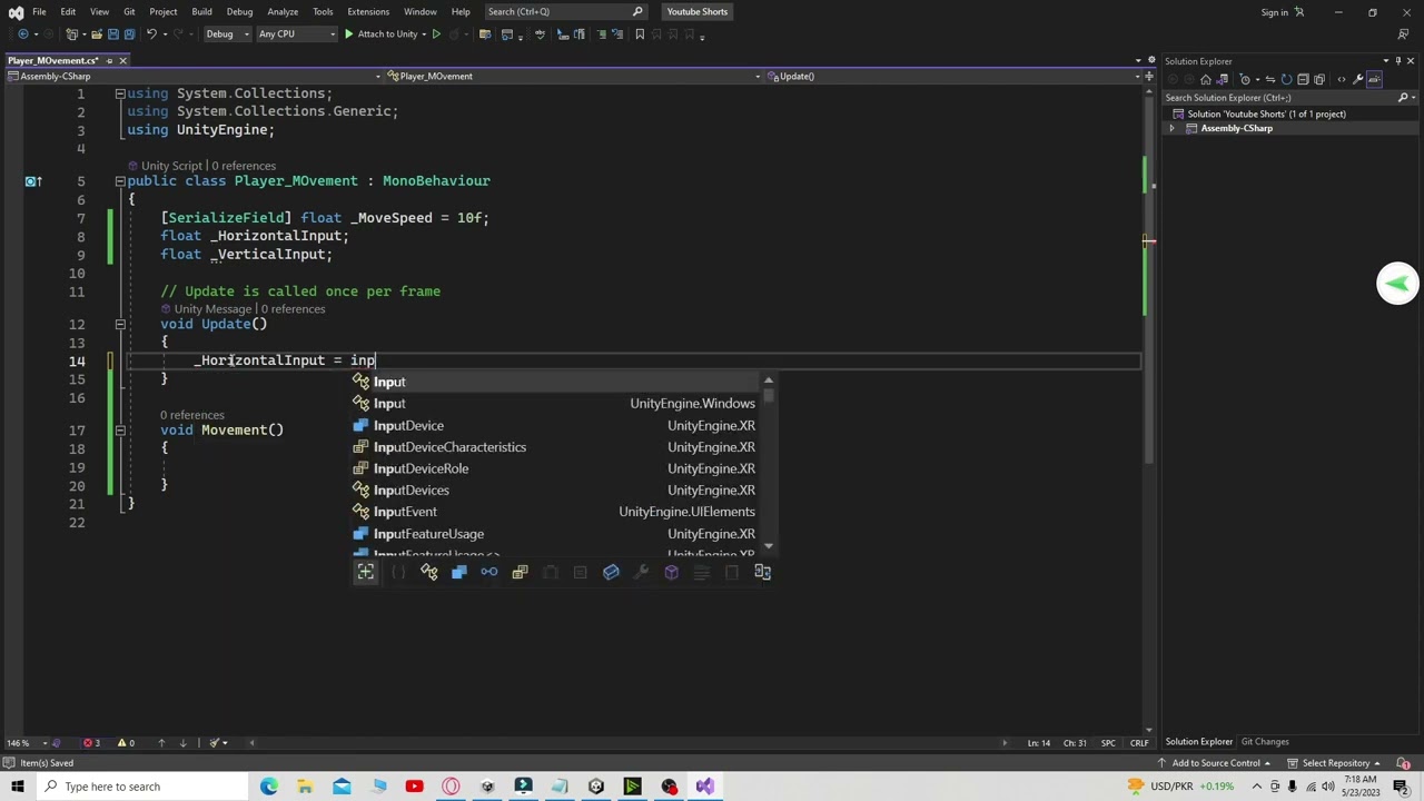 Player Movement In Unity YouTube Player Movement In Unity YouTube