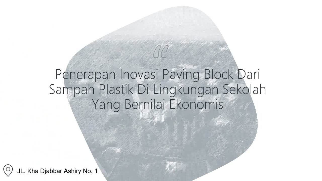 Paving Block dari Sampah Plastik - YouTube