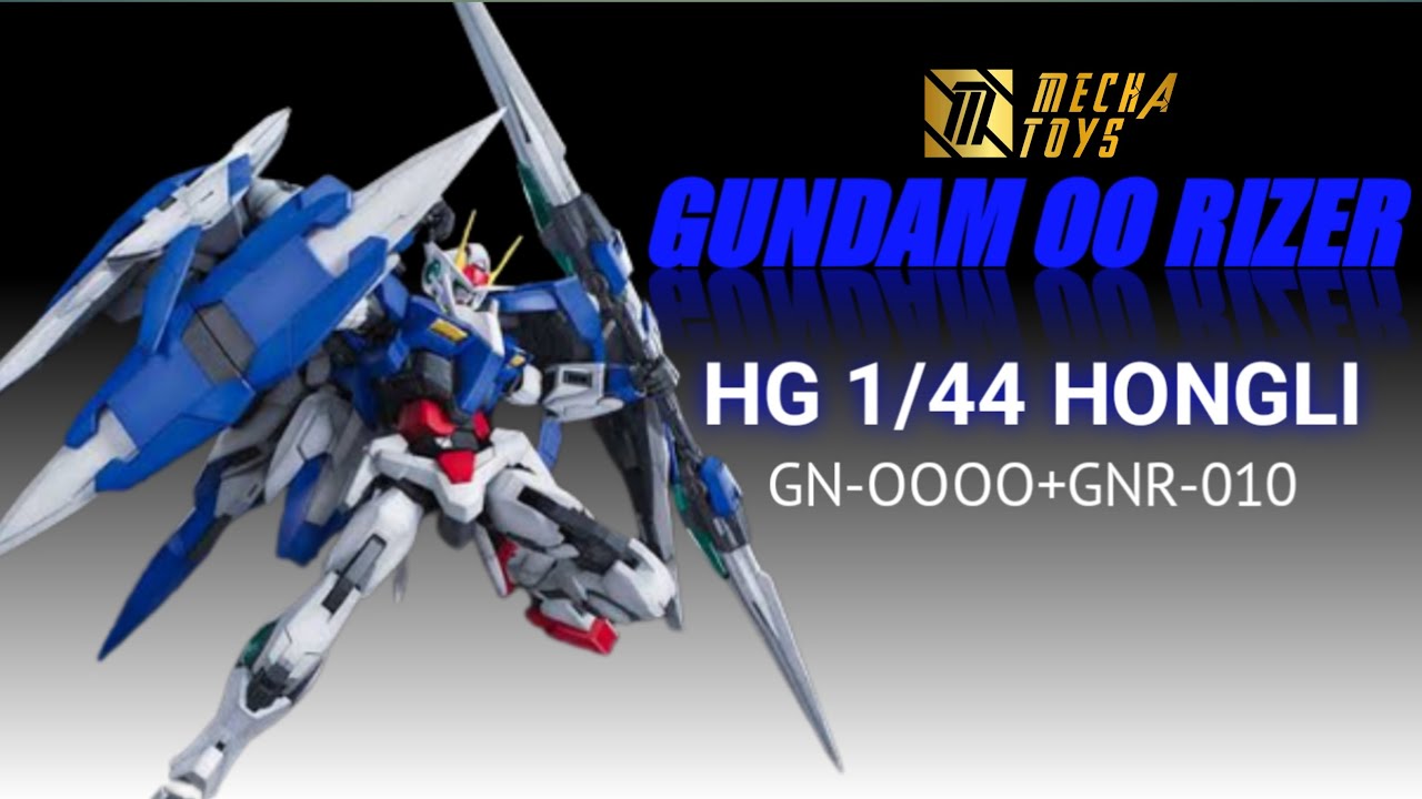 RIVIEW / SPEED BUILD GUNDAM OO RIZER, HG 1/144, HONGLI MODEL - YouTube