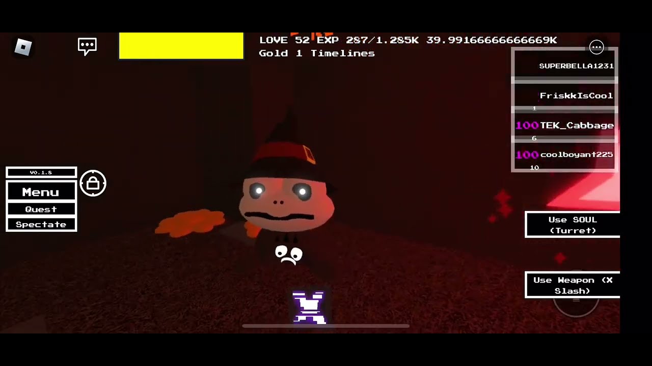 Undertale Universal Massacre Halloween event and Halloween lobby. - YouTube