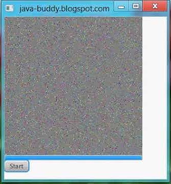 Implement javafx.concurrent.Task to draw random pixel on WritableImage - YouTube