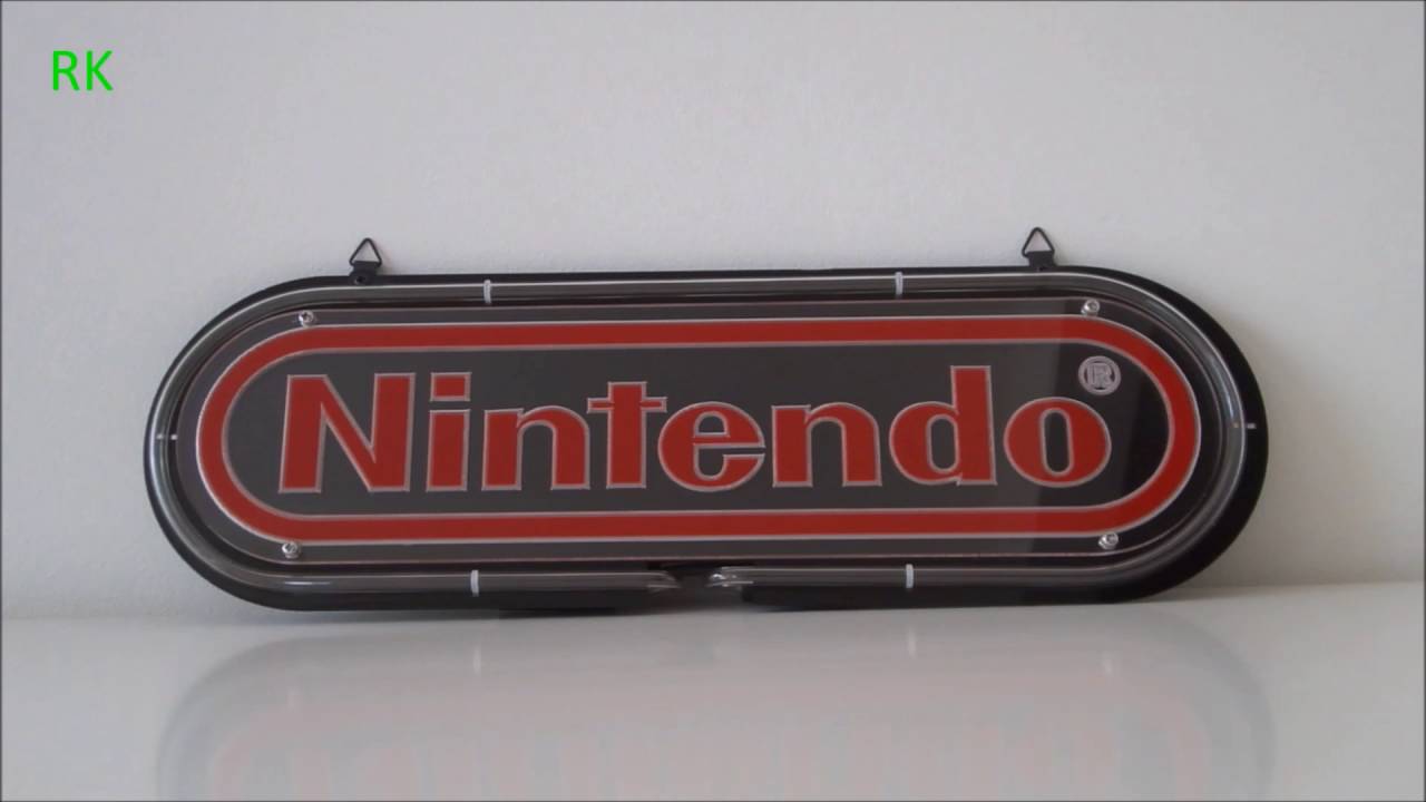 Nintendo Neon Sign - YouTube