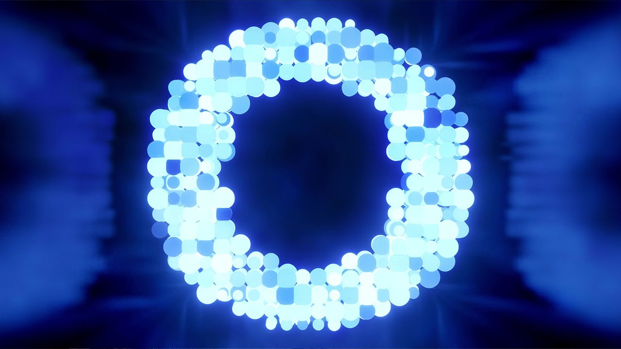 Blue Led Ring Light (1hour) - YouTube